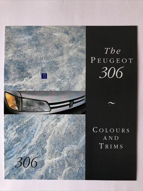 PEUGEOT 306 COLOURS & Trims Brochure 1993 on £5.40 - PicClick UK