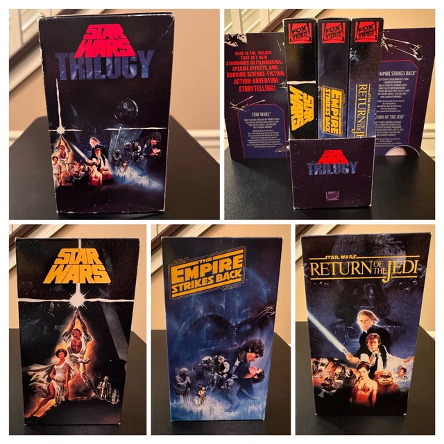STAR WARS TRILOGY VHS Box Set 1992 Original Theatrical Release £23.06 - PicClick UK