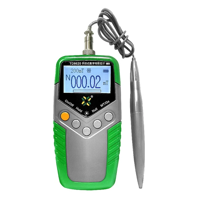 TD-8620 HANDHELD GAUSS Meter Gaussmeter Digital Surface Magnetic Field ...