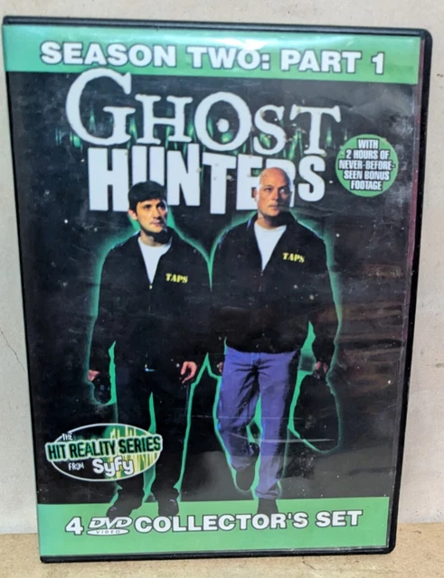 GHOST HUNTERS SEASON Two/2 Part One/1 DVD Box Set 4 Discs NTSC £1,025. ...