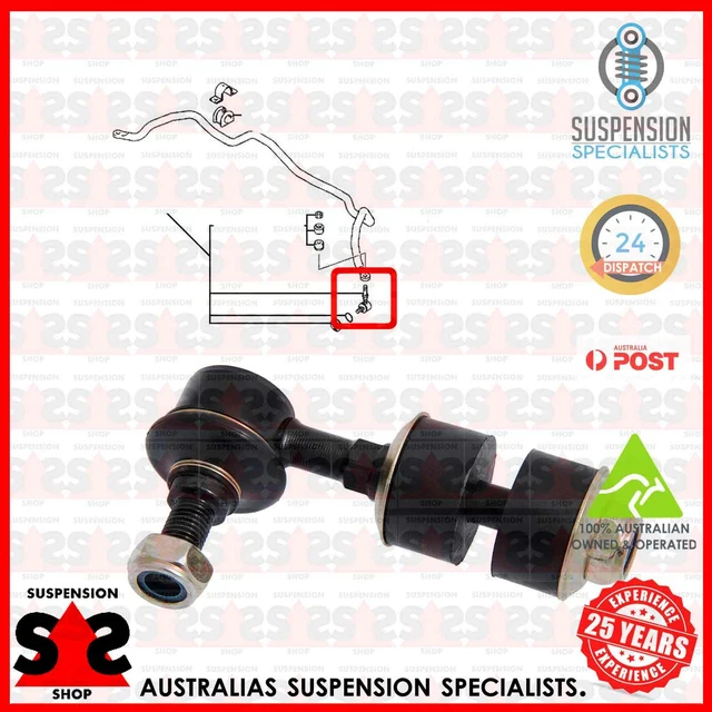 FRONT AXLE LINK/COUPLING Rod, Stabiliser Bar Suit MITSUBISHI Lancer Vii (Cs_A, EUR 31,19 ...