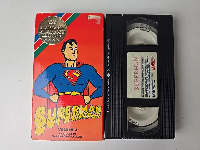 UAV CARTOON CLASSICS: Superman Vol. 4 (1989) VHS Animation Cartoons £12 ...