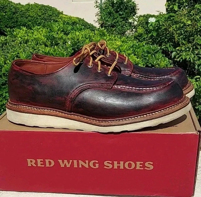 ULTRA RARE DISCONTINUED Red Wing 8099 Custom Painted Moc Toe Oxfords ...