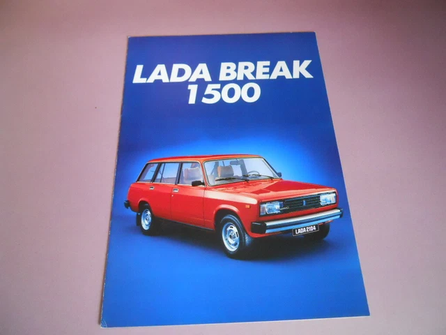 LADA POCH - AVTOVAZ 1500 break brochure catalogue édition 05/1986 ...