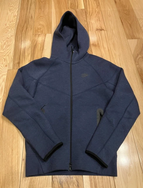 NIKE SPORTSWEAR TECH Fleece Windrunner Obsidian Heather FB7921 473 Men ...