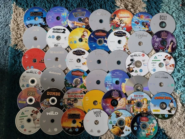 DISNEY DVD BUNDLE joblot dumbo lion king Peter pan walle etc read ...