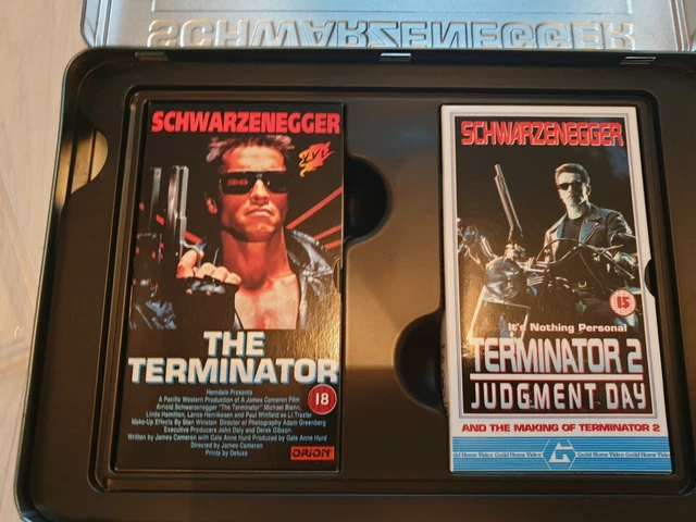 THE TERMINATOR T2 VHS Video Limited Edition Box Set Tin - Arnold ...