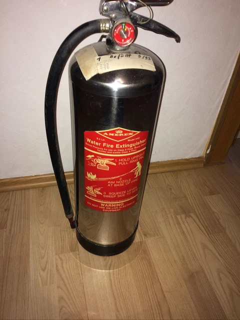 AMEREX WASSER FEUERLÖSCHER Model 240 9,4 Liter sehr selten RAR EUR 79 ...
