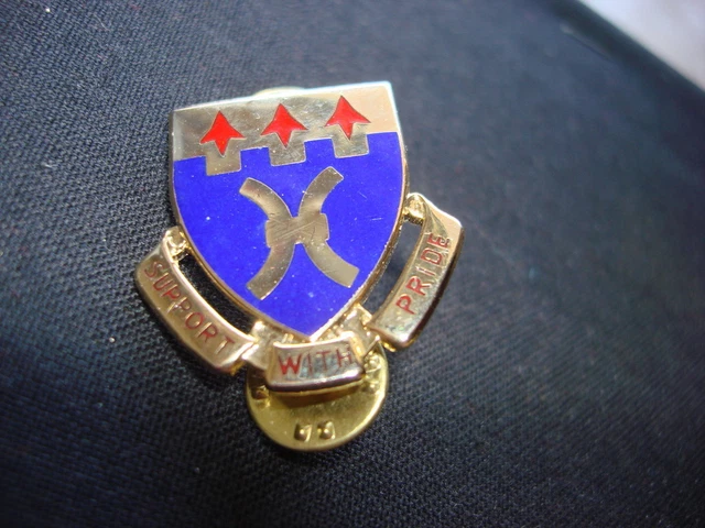 US ARMY UNIT Crest 187th SUPPORT BATTALION Distinctive Unit Insignia $7 ...