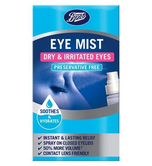 BOOTS EYE MIST dry & irritated eyes 10ml New £11.99 - PicClick UK