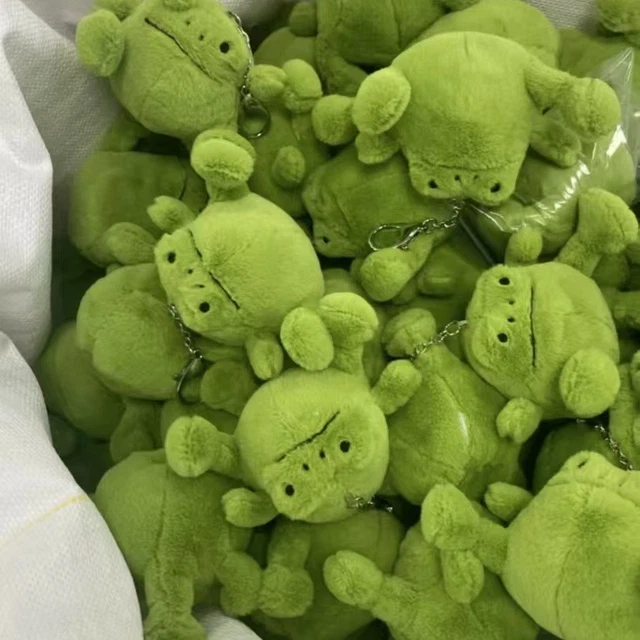 JELLYCAT RICKY RAIN Frog Bag Charm/ Keyring Keychain-Cute Accessory-New ...