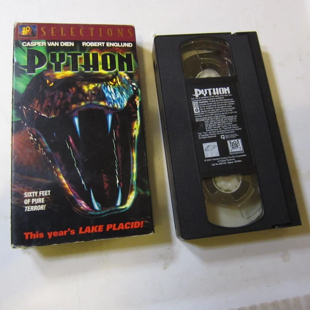 PYTHON VHS SEALED 2001 Casper Van Dien Robert Englund Cult Horror £12.49 - PicClick UK