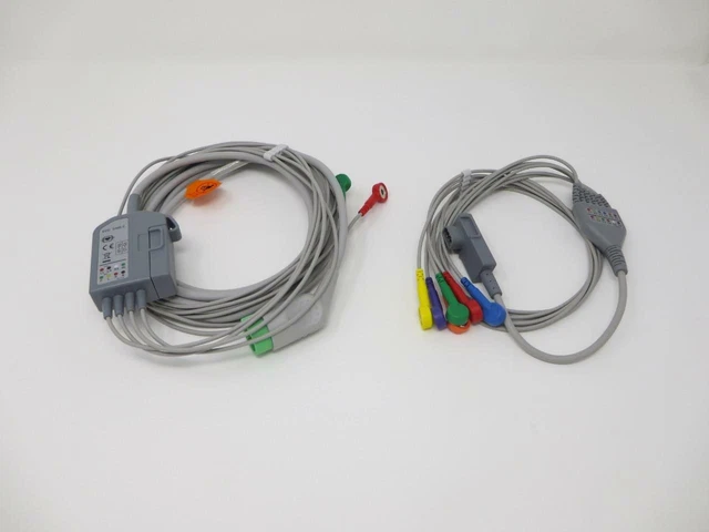 PHYSIO 12 LEAD ECG Cable Lifepak 12 & 15 Trunk and V Leads EUR 186,70 ...