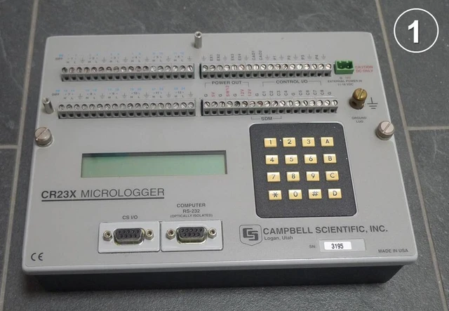 CAMPBELL SCIENTIFIC, CR23X, Datenlogger, micrologger, portable data logger EUR 155,00 - PicClick DE