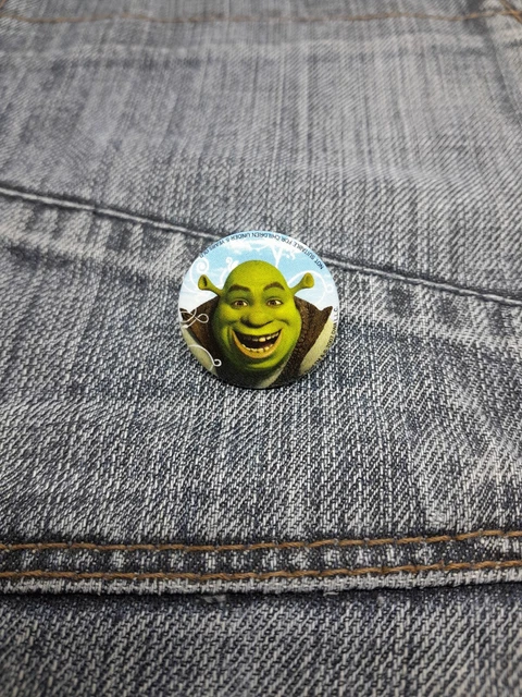 OFFICIAL SHREK 3 "Shrek the Third" Pin Badge Button (25mm) Cartoon ...