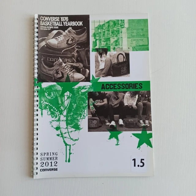 CONVERSE 2012 SPRING Summer Sample Catalog Look Book 46 Pages Used L816 ...