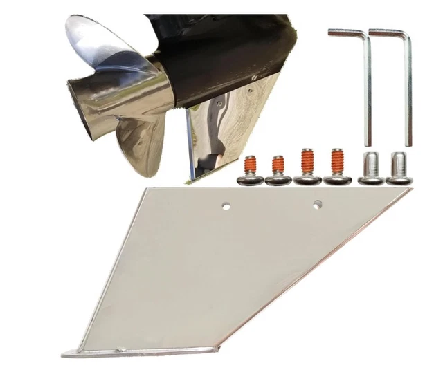 35-SS640 OUTBOARD SKEG Guard for Evinrude Johnson 60 70 HP 2-Stroke ...