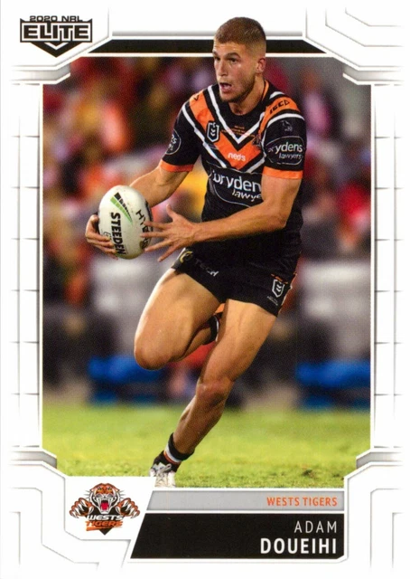 2020 WESTS TIGERS NRL Card ADAM DOUEIHI Elite EUR 3,30 - PicClick FR