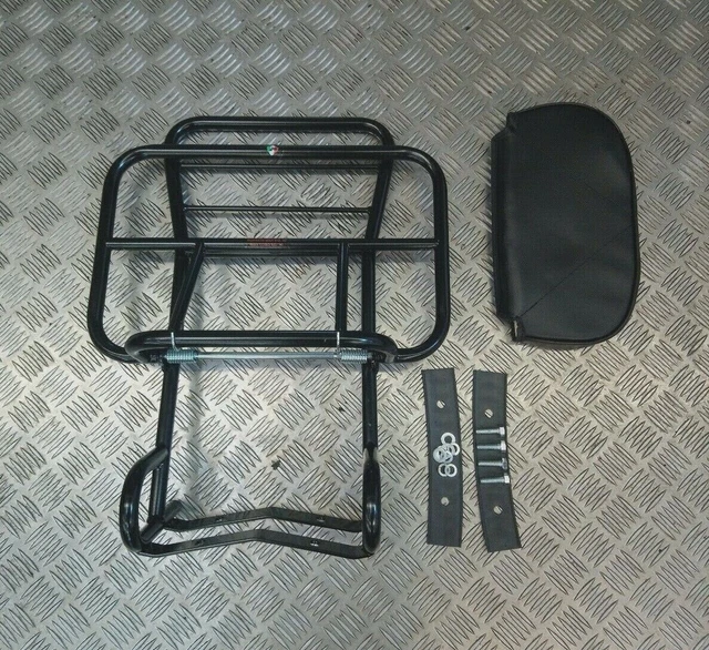 ROYAL ALLOY SCOMADI Cuppini Black Rear Rack Carrier Spring Loaded ...