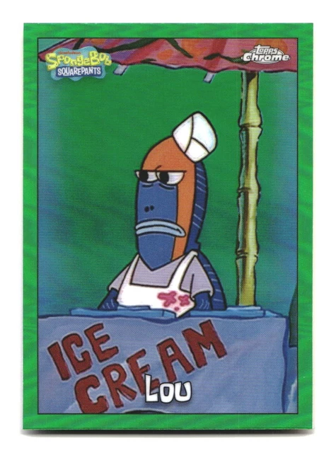 2025 TOPPS CHROME SpongeBob SquarePants 25th Anniversary #148 Lou Kelp ...