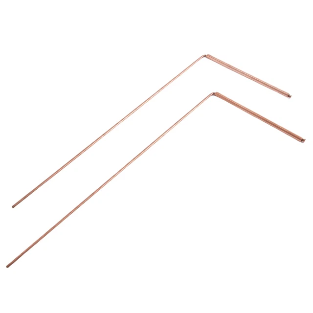 COPPER DOWSING ROD Pure Copper 2PCS Divining Rods - for Divining Water ...