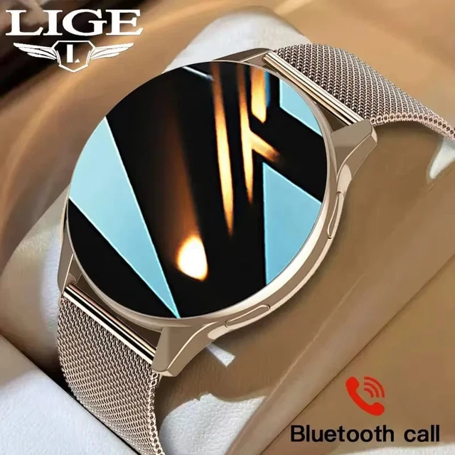 LIGE NEW SMART Watch 2025 Wireless Charging Smartwatch Bluetooth Calls ...
