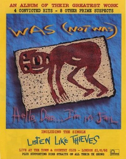 WAS NOT WAS Dire Straits VOX Tour advert £14.75 - PicClick UK