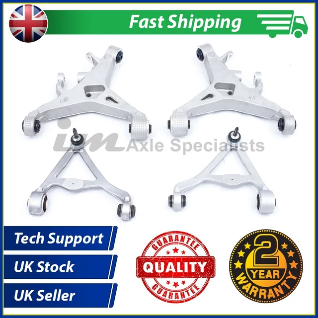 SUSPENSION CONTROL ARM Wishbone Kit for Jaguar XJ Rear Upper Lower L/R