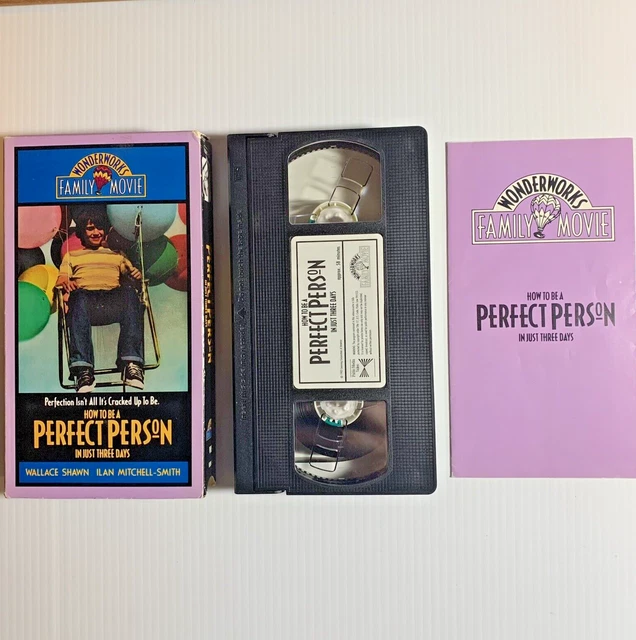 HOW TO BE a Perfect Person in Just Three Days VHS Wonderworks Family ...
