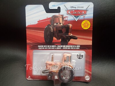 DISNEY PIXAR CARS TRACTOR WITH TYRE IN MOUTH TIRE 2022 1:55 DIECAST ...