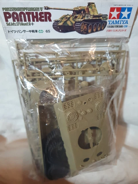 TAMIYA 35065 PANZERKAMPFWAGEN V PANTHER Sd.kfz. 171 AUSF.A 1/35 Model ...