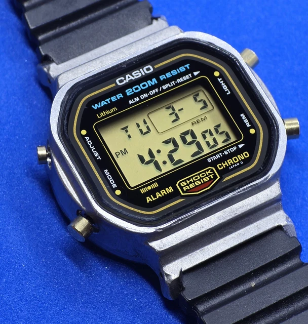 CASIO GSHOCK G-SHOCK DW-5600C Mod 901 Gold vintage digital watch ...