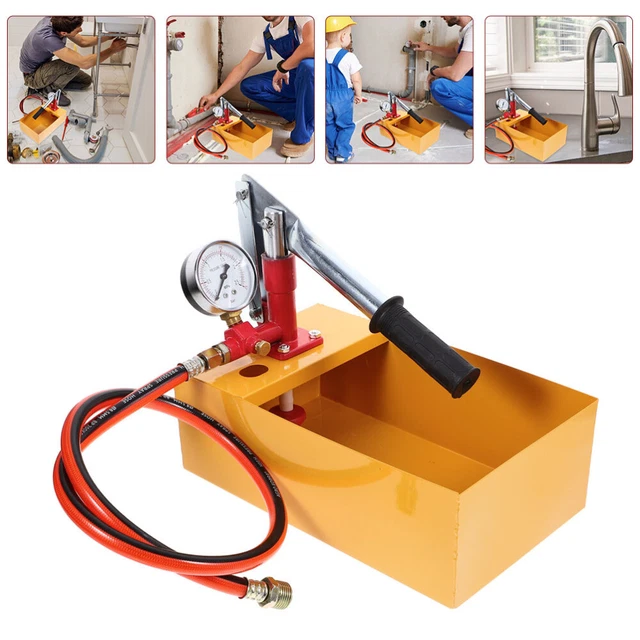25 KG TEST Pump Copper Water Pressure Tester Hand Tool Pipeline £45.38 ...
