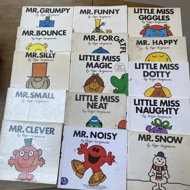 VINTAGE 1980S MR Men Roger Hargreaves Books Job Lot 15 X £11.12 ...