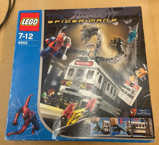 LEGO SPIDER-MAN 2 4855 SPIDER-MAN'S TRAIN RESCUE Adesivi inutilizzati ...
