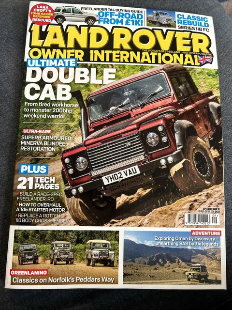 LAND ROVER OWNER International Magazine September 2018 £4.70 - PicClick UK