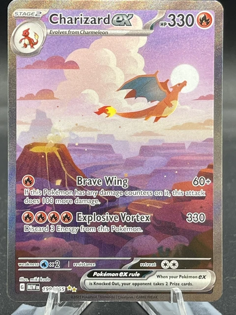 POKEMON CHARIZARD EX Scarlet & Violet - 151 199/165 Holo ALT SAR art ...