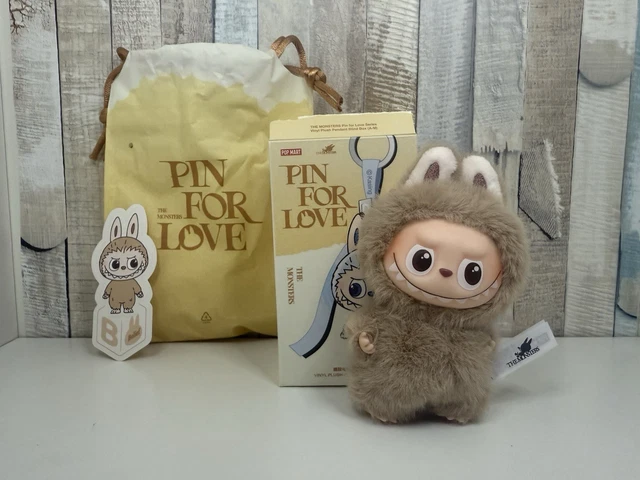 B AUTHENTIC POPMART Labubu - Pin For Love - Letter B 100% Genuine £31.99 - PicClick UK