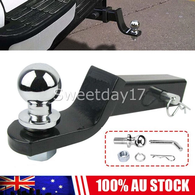 50MM TOWBAR TONGUE Ball Mount Hitch Drop Tow Bar For 4WD Trailer ...