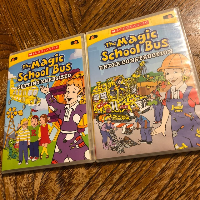LOT OF 2 The Magic School Bus DVD’s Getting Energized & Under ...