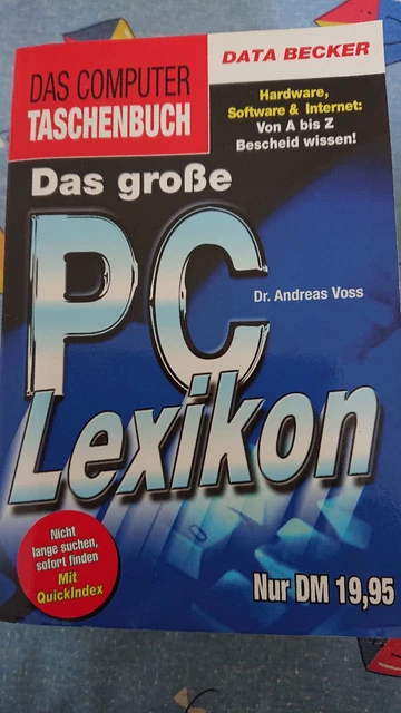 DAS GROSSE PC Lexikon - DATA BECKER - guter Zustand! EUR 1,00 - PicClick DE