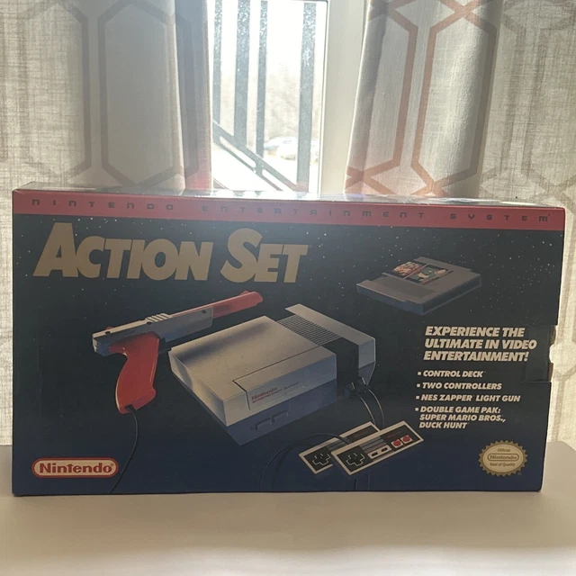 NINTENDO NES ACTION Set Console, Mario Bros / Duck Hunt, seul jeu ...