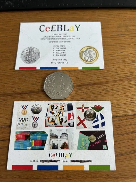 RARE NIFC 2025 KING CHARLES III UNC ATLANTIC SALMON 50p COIN. TUE £28. ...