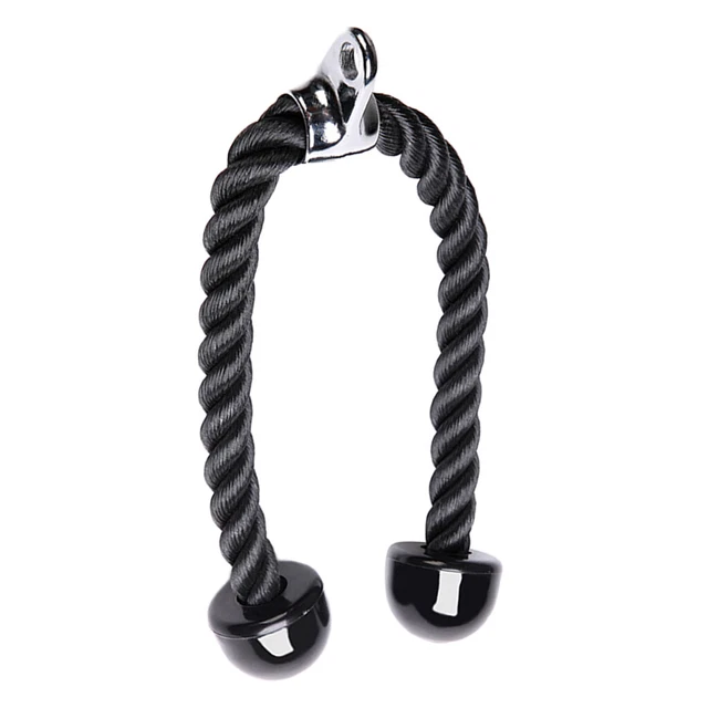 HOME GYM EXERCICES poignée de corde tripartite Pull Down Biceps ...