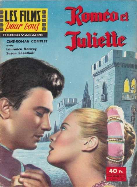 LES FILMS POUR Vous N° 10/1957 - Roméo et Juliette, Laurence Harvey S ...