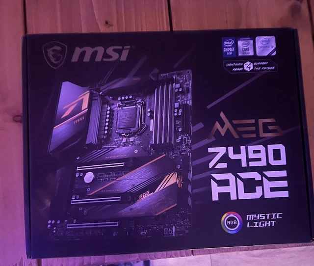 MSI MEG Z490 ACE Socket 1200 DDR4 ATX Gaming Motherboard £135.00 ...