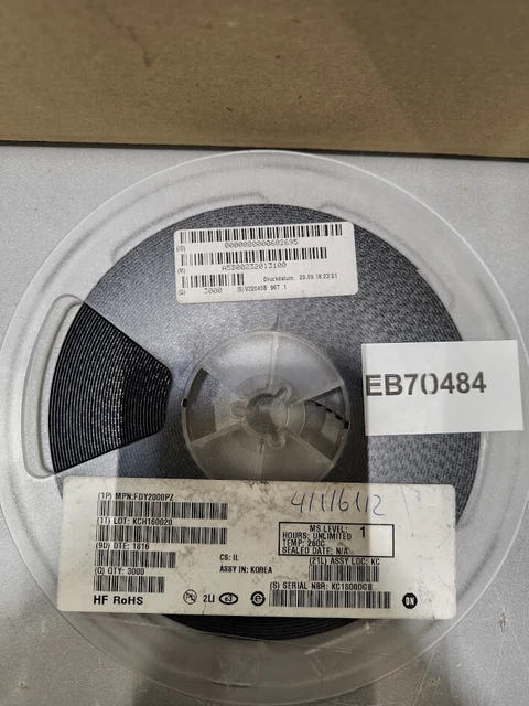 FDY2000PZ SEMICONDUCTOR REEL - 3000 Units, Used, Fully Functional £13. ...