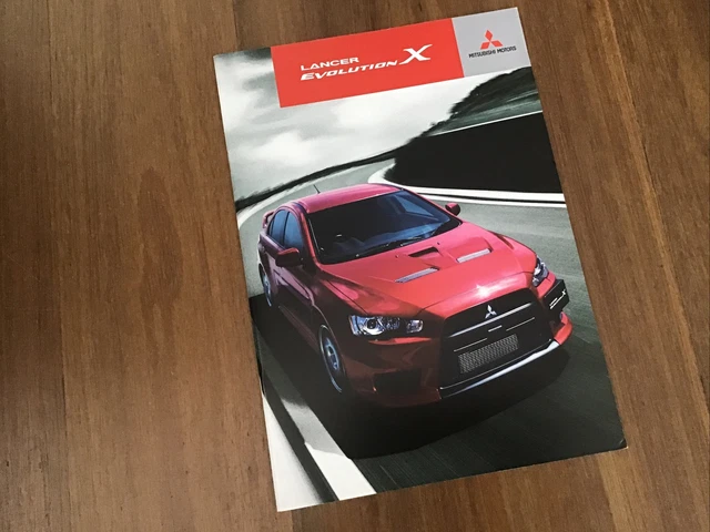 2012 MITSUBISHI LANCER Evolution X Rs Prestige Jdm Brochure EUR 18,14 ...
