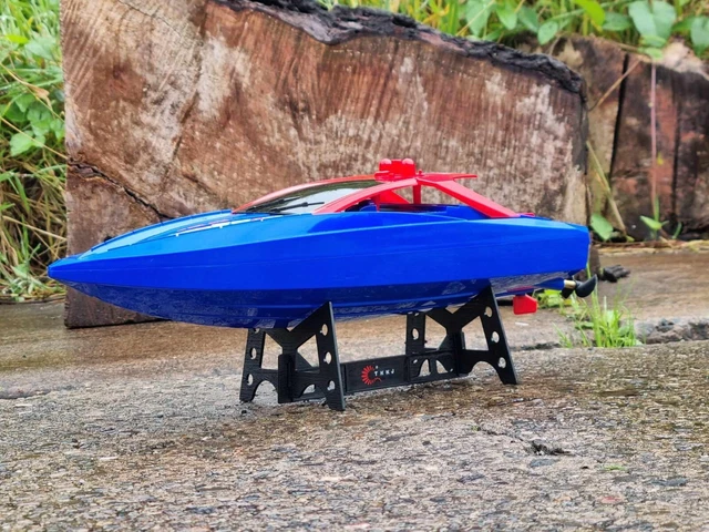 MODEL BOAT RADIO Control Twin Motor jet Ski Toy Atlantic Yacht 2.4G ...