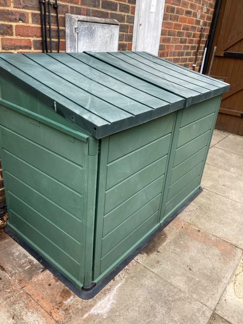 KETER STORE IT Out Max Storage Shed 1200L Green Bins Bikes Tools ...